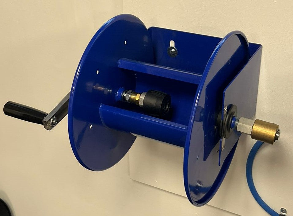 Bare Manual Hose Reel and 2.5m link hose For Nilfisk Pressure Washers ...