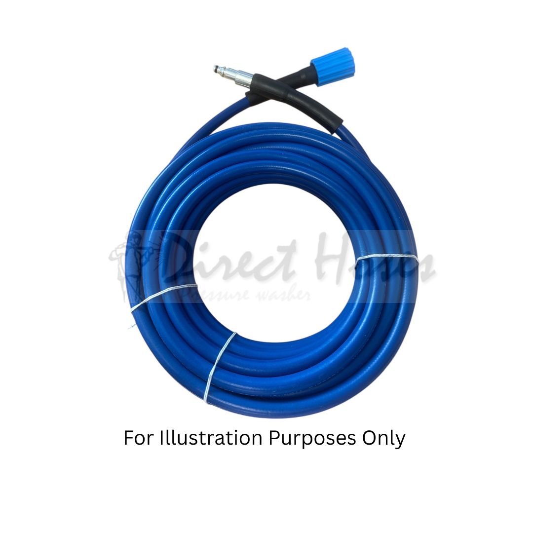 Nilfisk style Rubber FLEXIWASH replacement hose Quick fit trigger ...