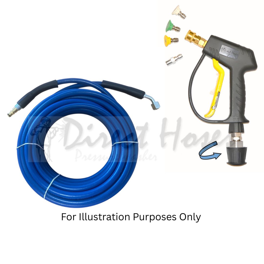 Aldi Ferrex Rubber Replacement Hose and Short Trigger with Quick fit N ...