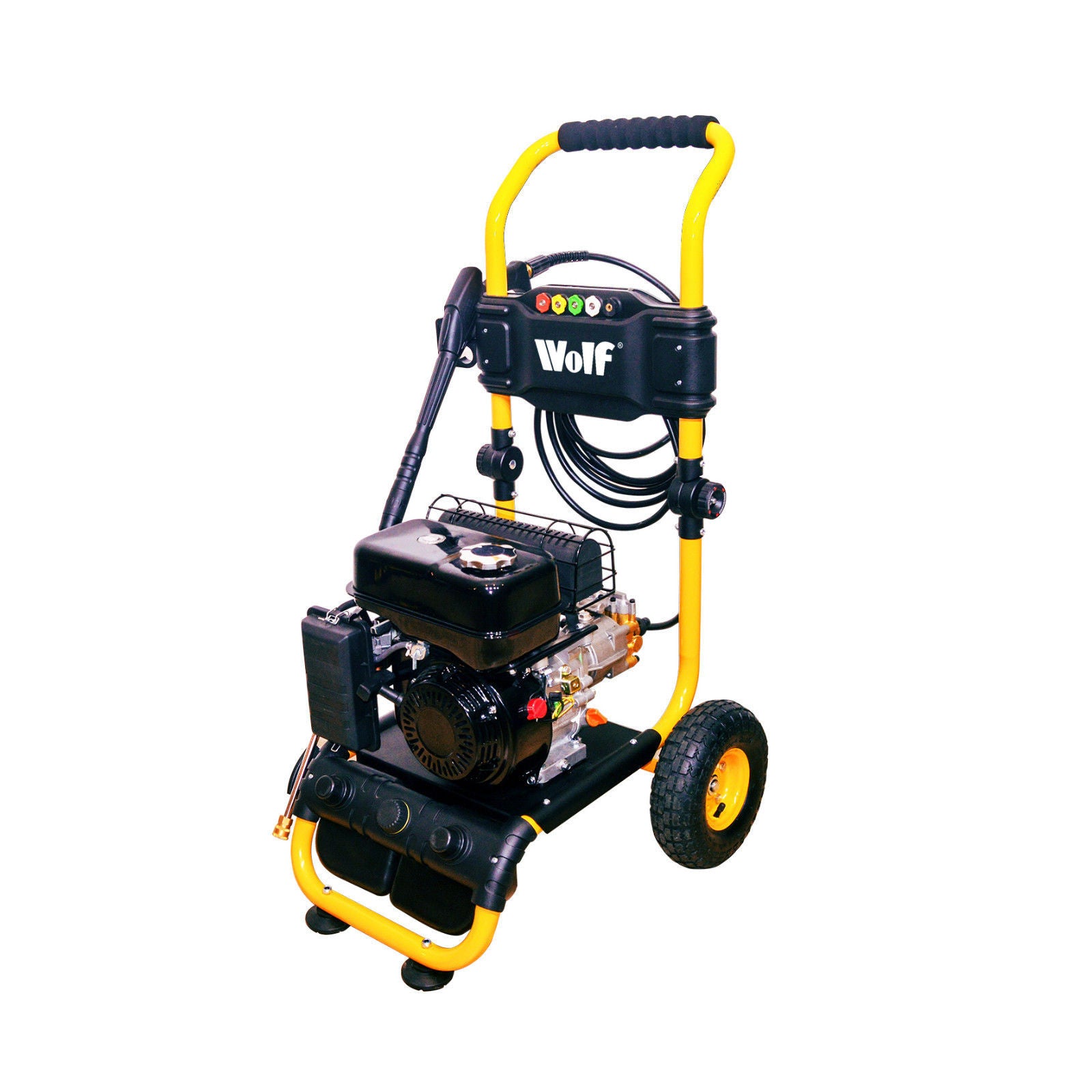 Manual Hose Reel complete with hose For Wolf Petrol Pressure Washers ...